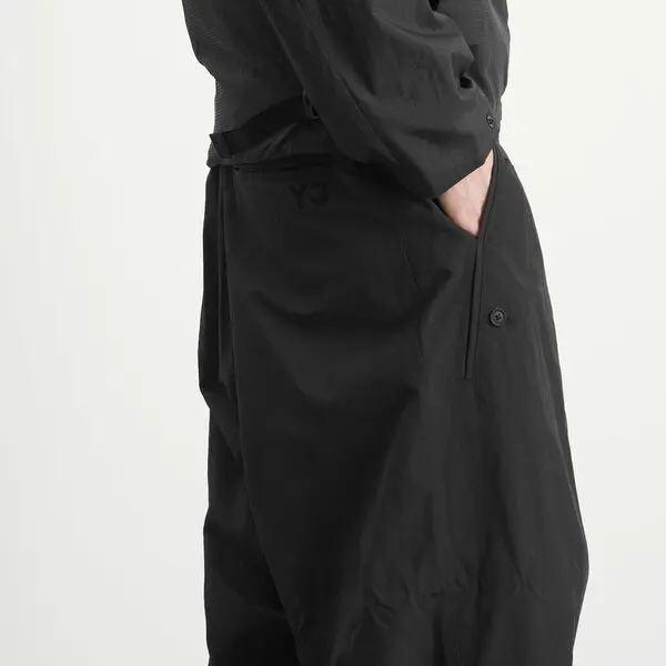 Y3 Nylon Belted Trouser
