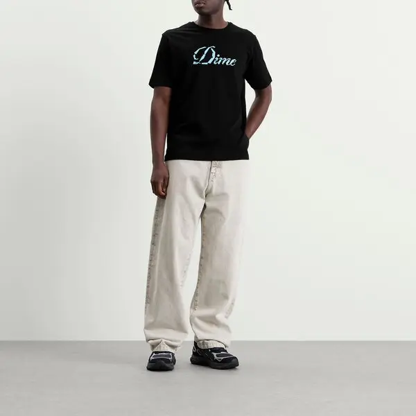DIME Cursive Paper Cut T-shirt