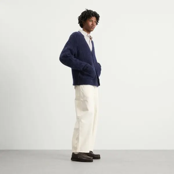 BOUND Parker Alpaca Cardigan - Navy
