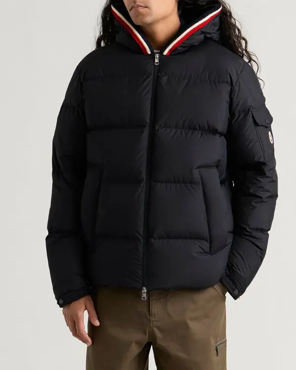 Moncler Lacfroid Knitted Trim Jacket