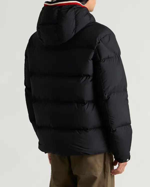 Moncler Lacfroid Knitted Trim Jacket