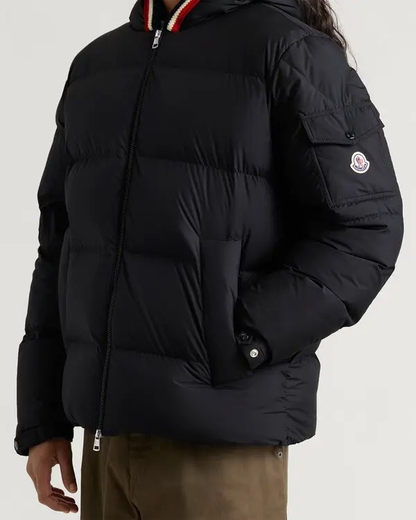 Moncler Lacfroid Knitted Trim Jacket