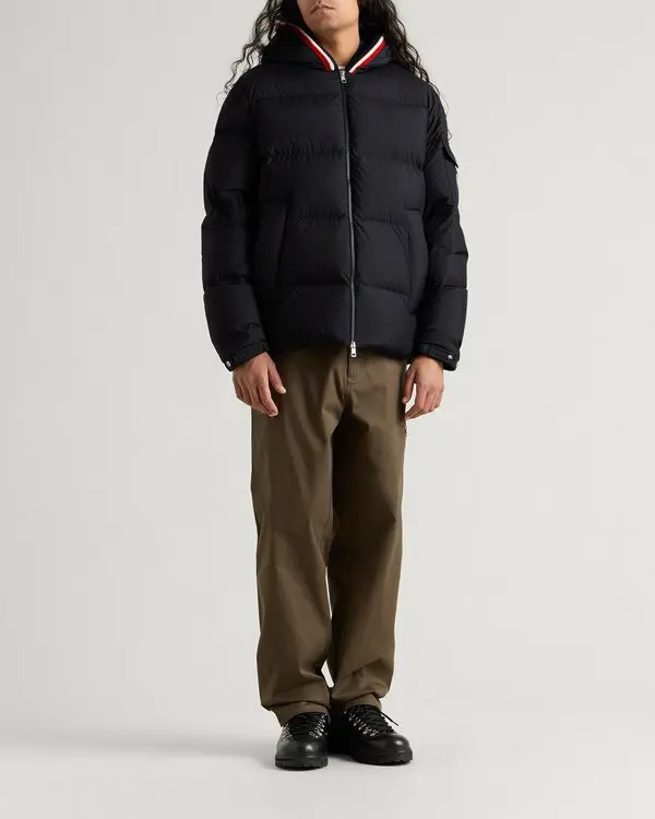 Moncler Lacfroid Knitted Trim Jacket