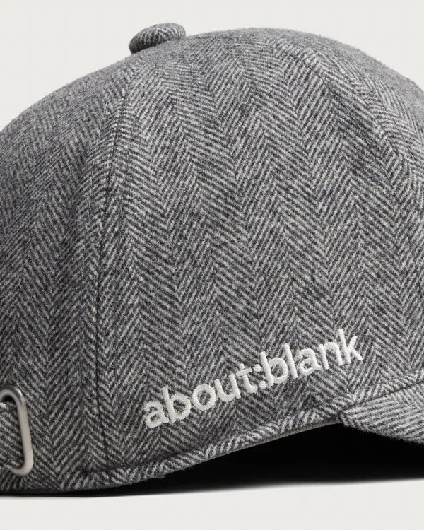 ABOUT:BLANK Monogram Herringbone Cap