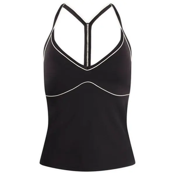 TALA Dayflex Contrast Sweetheart Vest - Shadow Black