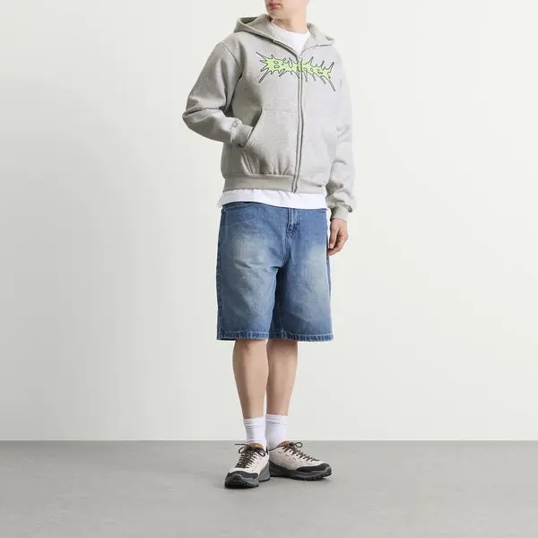 BUTTER GOODS Nail Logo Zip Hoodie