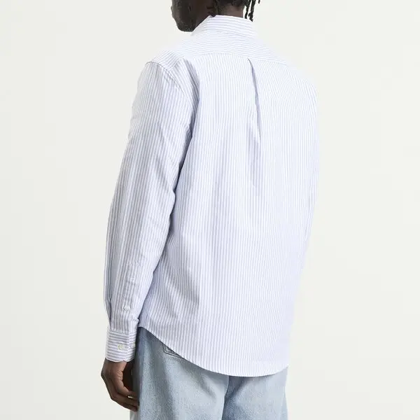 Portuguese Flannel Belavista Stripe Button Down Oxford Shirt