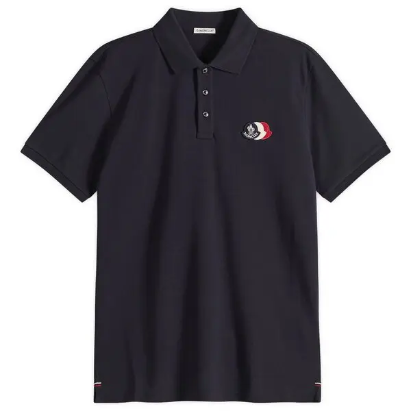 Moncler Cotton Pique Logo Polo