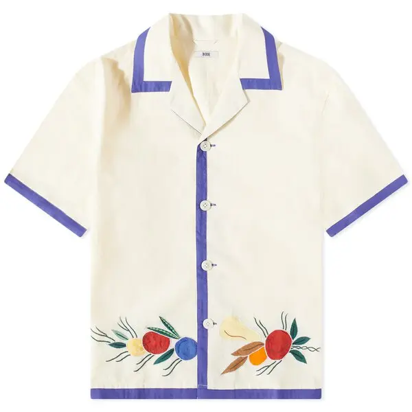 BODE Applique Fruit Bunch Vacation Shirt