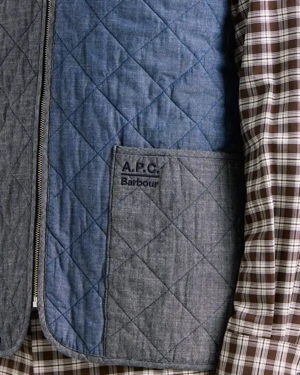 Barbour X A.p.c. Zip-in Quilt Liner Jacket