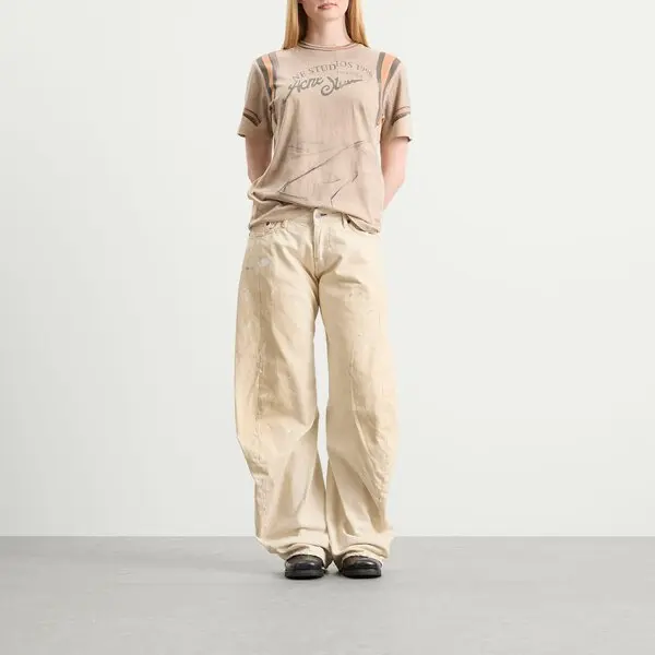 Acne Studios Eram Graphic Trompe L'oeil Printed T-shirt