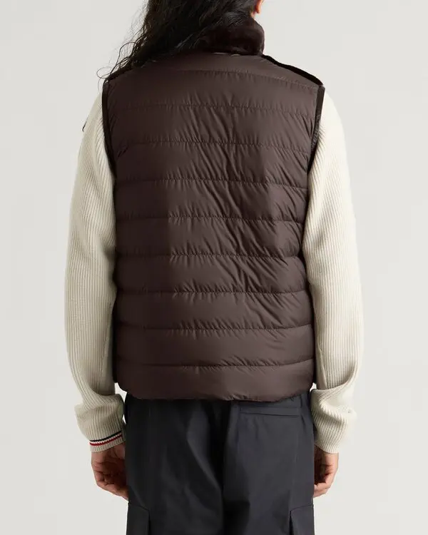 Moncler Rysfen Shearling Vest Jacket