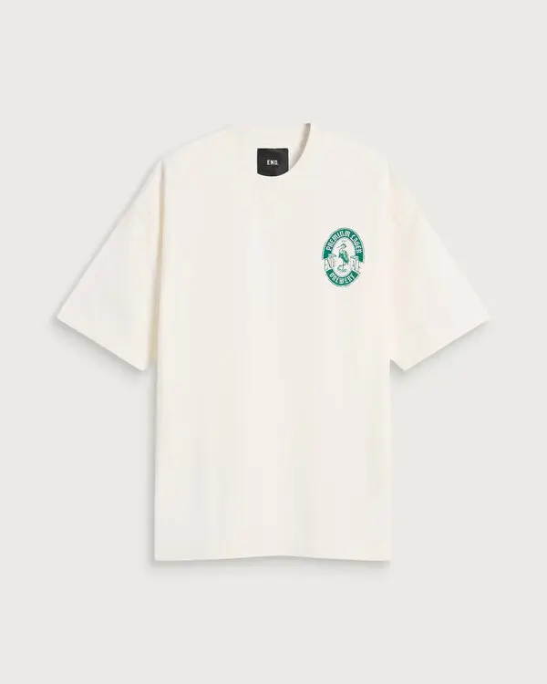 END. Beer Mat T-shirt - Ecru