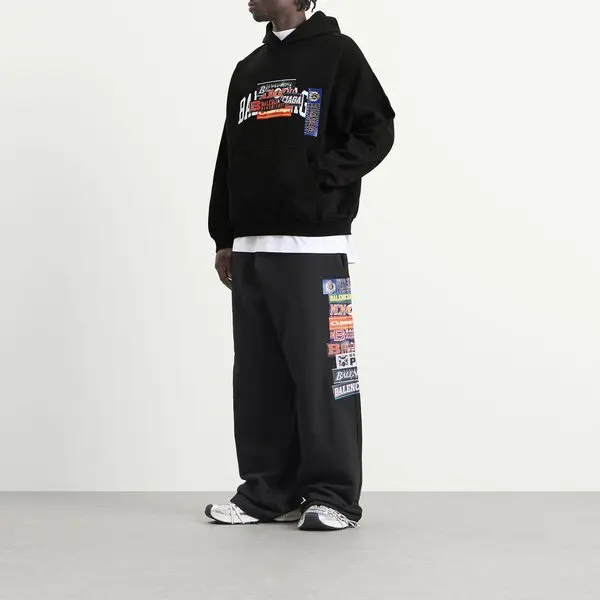 Balenciaga Bumper Sticker Regular Fit Hoodie
