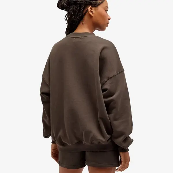 ADANOLA Oversized Crew Sweater Sweatshirt