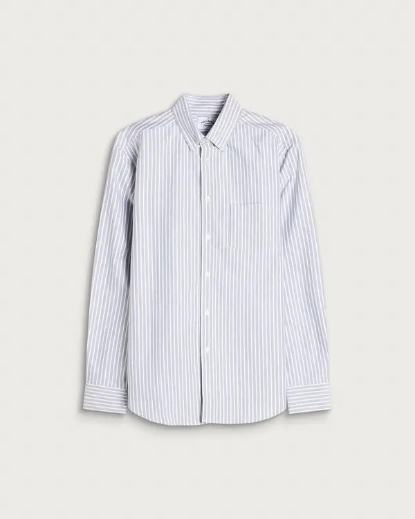 Portuguese Flannel Belavista Stripe Button Down Oxford Shirt