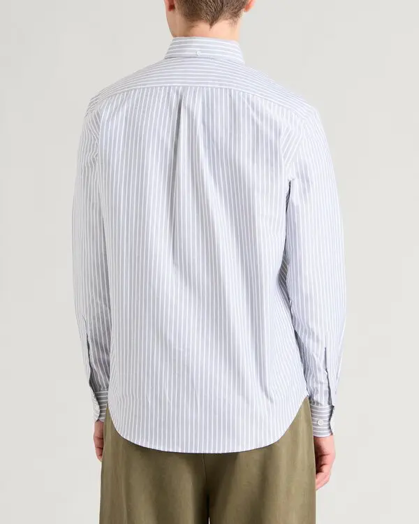 Portuguese Flannel Belavista Stripe Button Down Oxford Shirt