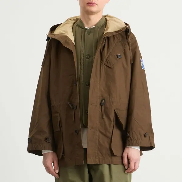 Universal Works British Waxed Cotton Boston Parka Jacket