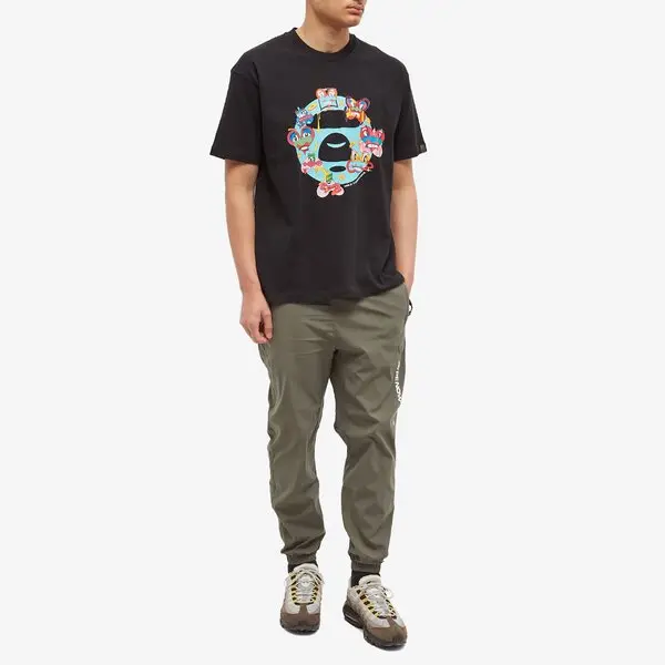 AAPE BY *A BATHING APE X Eric Inkala Moon Head T-shirt