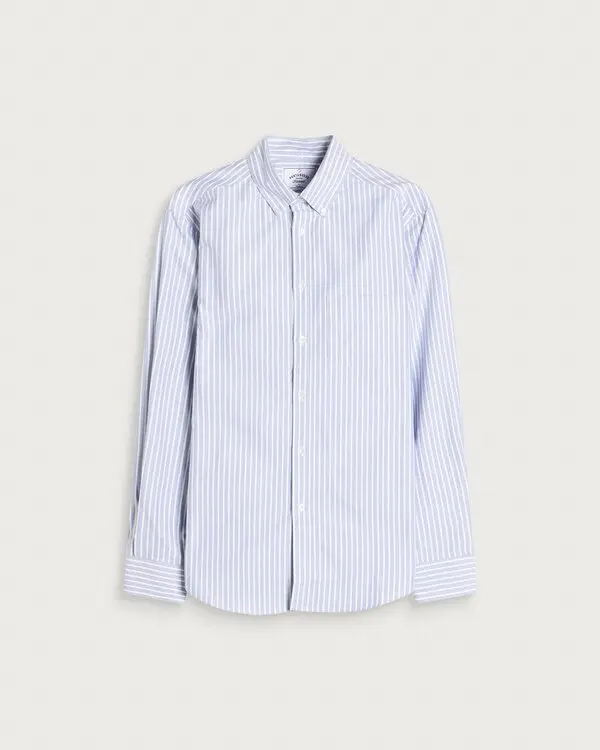 Portuguese Flannel Belavista Stripe Button Down Oxford Shirt