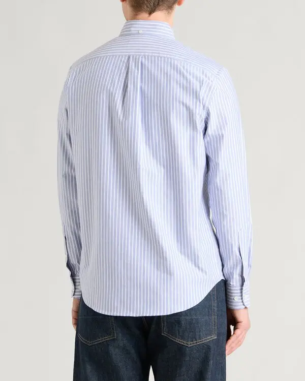 Portuguese Flannel Belavista Stripe Button Down Oxford Shirt