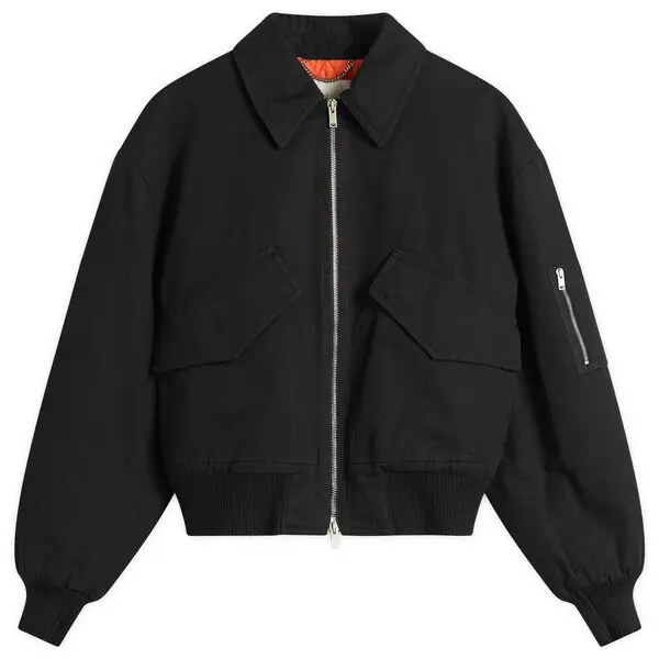 SECOND / LAYER Revival Flight Jacket - Black
