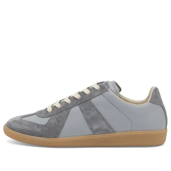 MAISON MARGIELA Leather Replica Sneakers - Ghost Gray