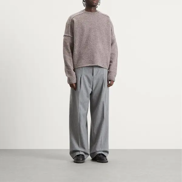 ABOUT:BLANK Exposed Mock Neck Jumper