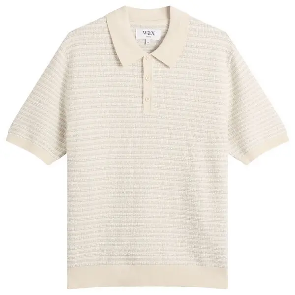 WAX LONDON Naples Mini Geo Knit Polo