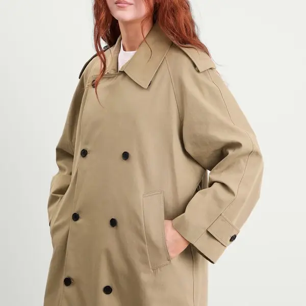 DUNST Oversized Trench Coat Jacket