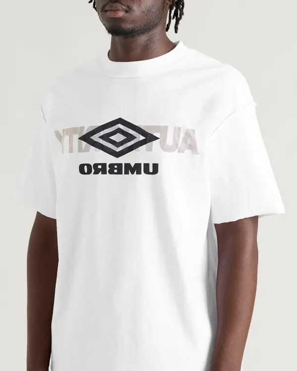 UMBRO BY SLAM JAM Reversed Logo T-shirt