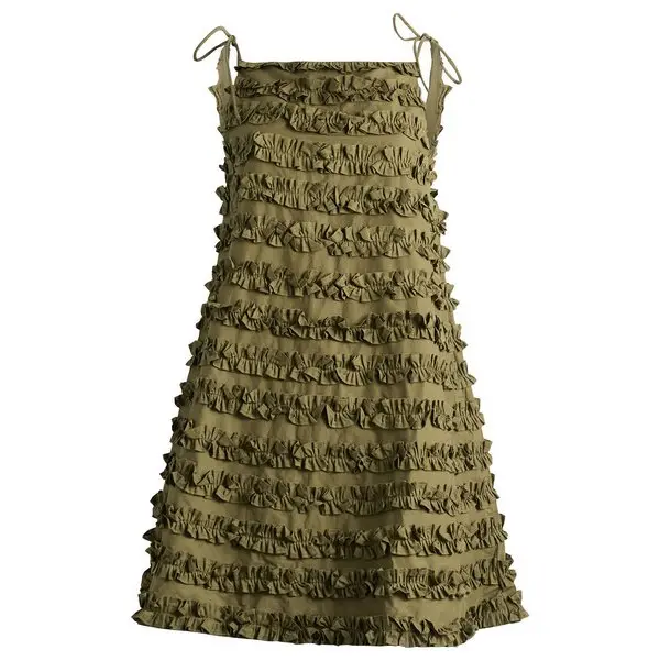 DAMSON MADDER Leili Ruffle Mini Dress
