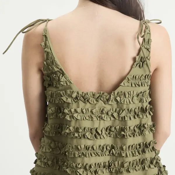 DAMSON MADDER Leili Ruffle Mini Dress