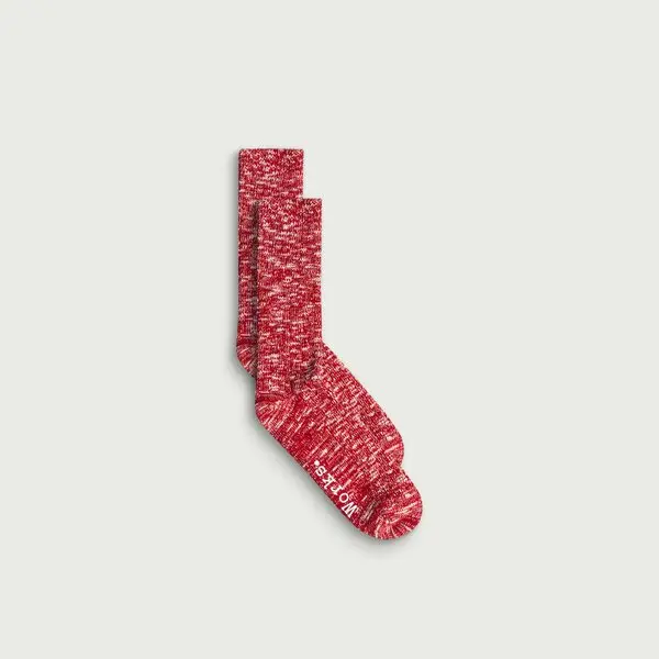 Universal Works Slub Sock - Red