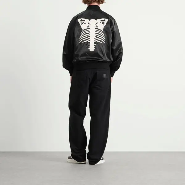 A BATHING APE Skeleton Logo Souvenir Jacket