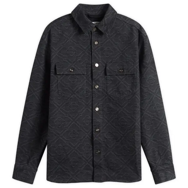 Casablanca Laser Monogram Denim Shirt