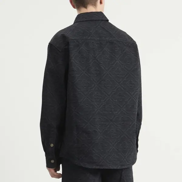Casablanca Laser Monogram Denim Shirt