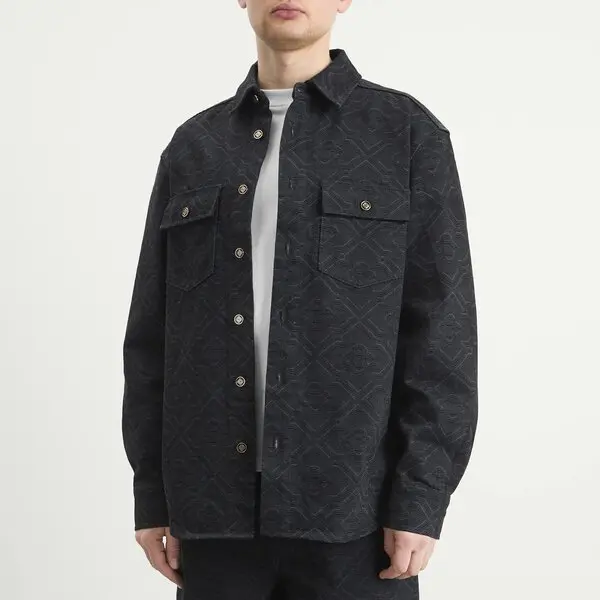 Casablanca Laser Monogram Denim Shirt