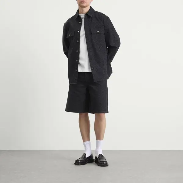 Casablanca Laser Monogram Denim Shirt
