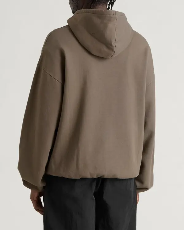 UMBRO BY SLAM JAM Og Logo Mask Hoodie - Dark Greige