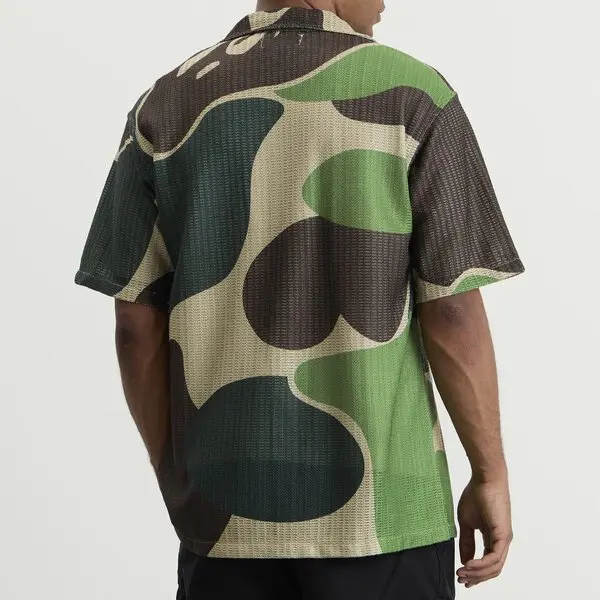 A BATHING APE Mega Abc Camo Mesh Shirt