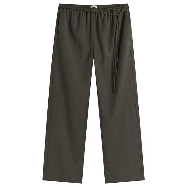 ST. AGNI Wool Everyday Pants - Mulch