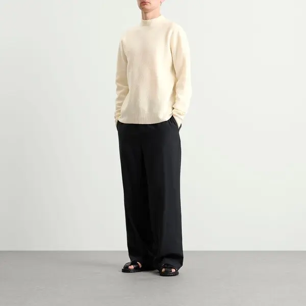 JIL SANDER Boiled Wool Jumper