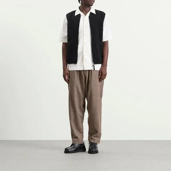 Universal Works Wool Fleece Zip Waistcoat Jacket