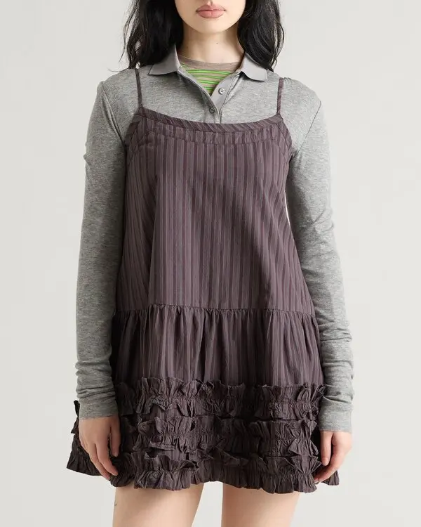 DAMSON MADDER Rio Mini Ruffle Dress