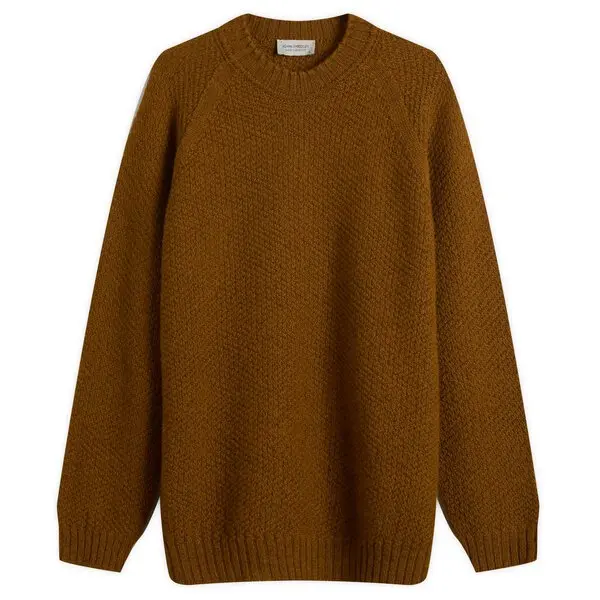 John Smedley Couper Moss Stitch British Wool Jumper