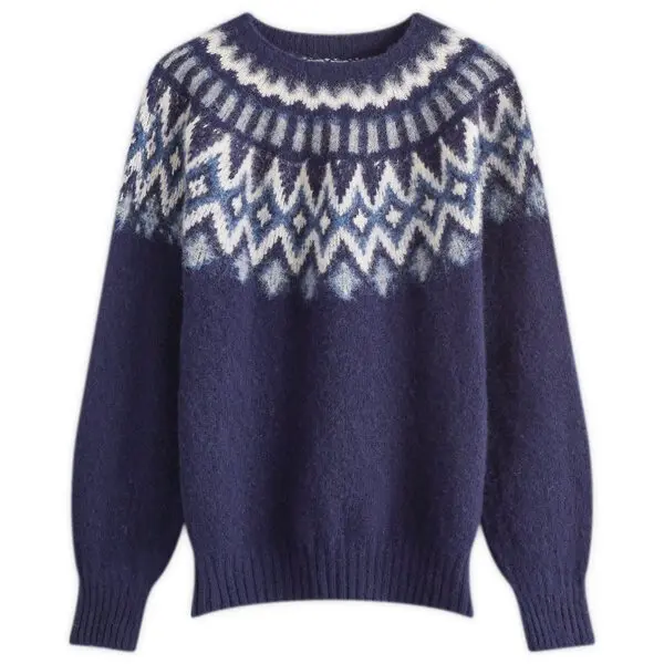 HOWLIN BY MORRISON Howlin' Future Fantasy Fair Isle Crew Knit