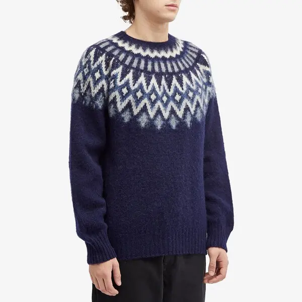 HOWLIN BY MORRISON Howlin' Future Fantasy Fair Isle Crew Knit