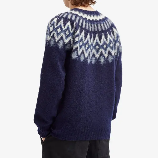 HOWLIN BY MORRISON Howlin' Future Fantasy Fair Isle Crew Knit