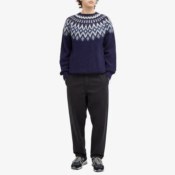 HOWLIN BY MORRISON Howlin' Future Fantasy Fair Isle Crew Knit